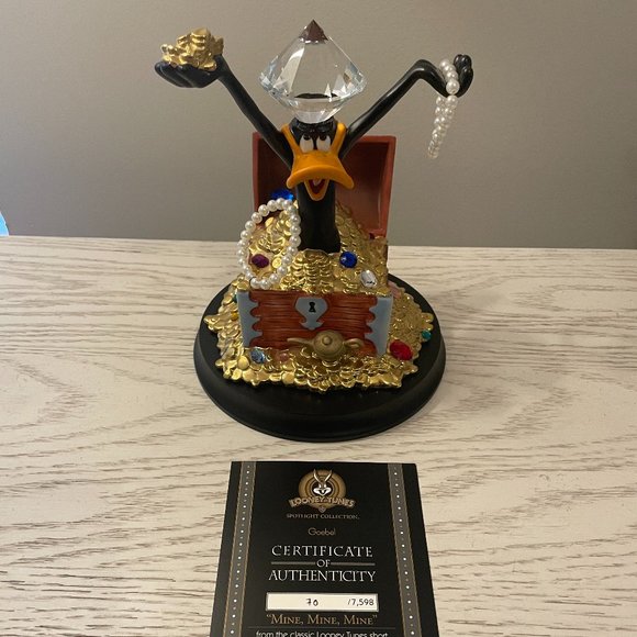 Goebel | Other | Vtg Looney Tunes 997 Mine Mine Mine Daffy Duck ...
